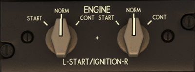 Left and Right Engine Start/Ignition Switches - FYCYC Simulations ...